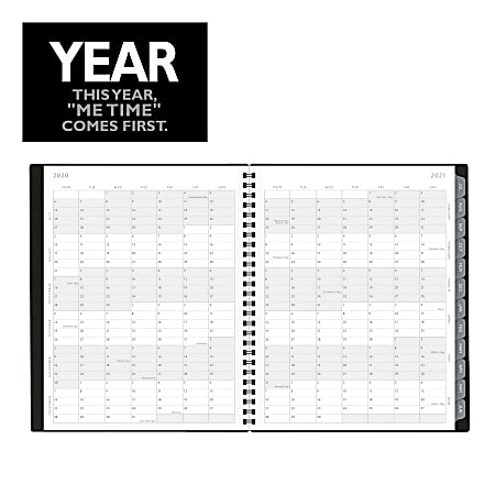 AT A GLANCE Elevation Academic WeeklyMonthly Planner 7 x 8 34 Black ...