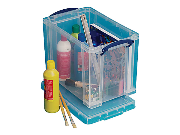 Really Useful Box Plastic Storage Container With Built In Handles And ...