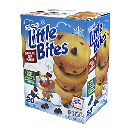 National Brand Entenmanns Little Bites Chocolate Chip Muffins Pack Of ...