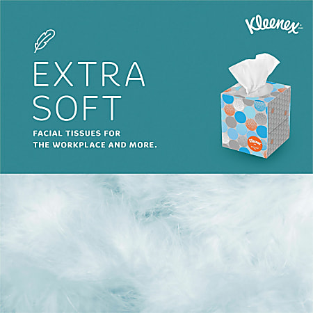 Kleenex Anti Viral 3 Ply Facial Tissue White 68 Sheets Per Box Carton ...