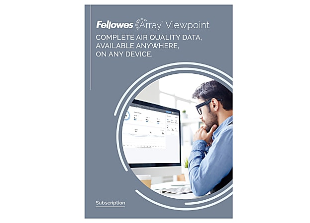 12 Month Fellowes Array Viewpoint Plus Cloud Based Dashboard Subscription - Office Depot