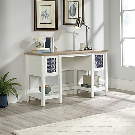 Sauder Cottage Road 54 W Computer Desk 54 W Soft White - Office Depot