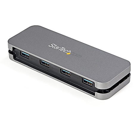 StarTech.com 4 Port USB 3.0 Hub 4x USB A 5Gbps LaptopDesktop USB Type A Hub USB Bus Powered 11 ...