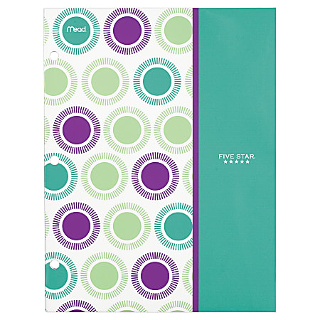 Five Star Style 4 Pocket Paper Folder 8 12 x 11 Assorted - Office Depot