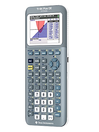 Texas Instruments TI 84 Plus CE Color Graphing Calculator Fractal Frost ...