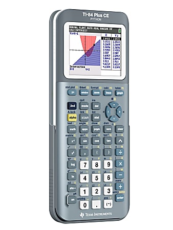 Texas Instruments TI 84 Plus CE Color Graphing Calculator Fractal Frost ...
