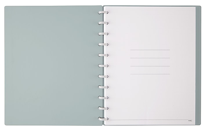 TUL Discbound Notebook With Soft Touch Cover 60 Sheets 11 x 8 12 ...
