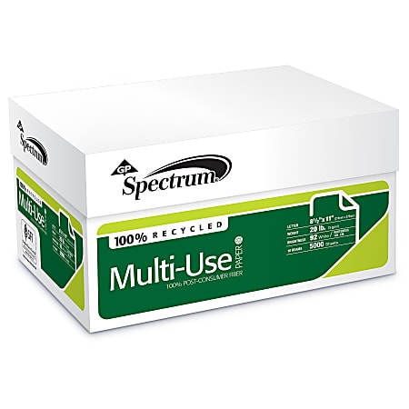Georgia Pacific Spectrum Copy Paper 100 Recycled 11 x 17 20 Lb 92 ...