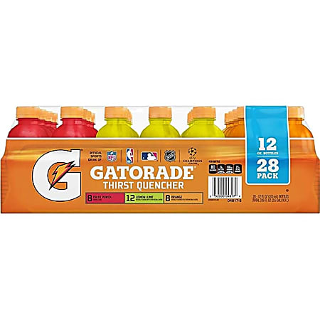 Gatorade Thirst Quencher Variety Pack 12 Oz Pack Of 28 Bottles - Office ...