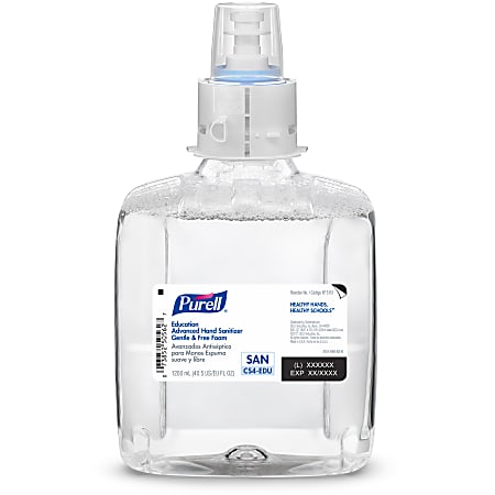 Purell Education Advanced Gentle And Free Hand Sanitizer Refill 40.57 ...
