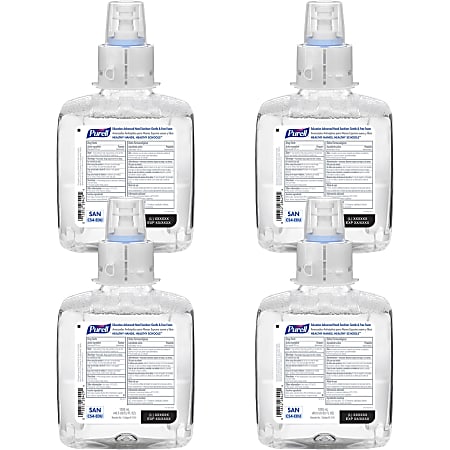 Purell Education Advanced Gentle And Free Hand Sanitizer Refill 40.57 ...