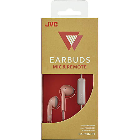 JVC Retro Earbuds Stereo Wired 46 Ohm 8 Hz to 20 kHz Earbud Binaural In ...