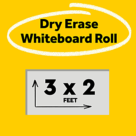 Post it Non Magnetic Dry Erase Whiteboard Surface 24 x 36 White ...