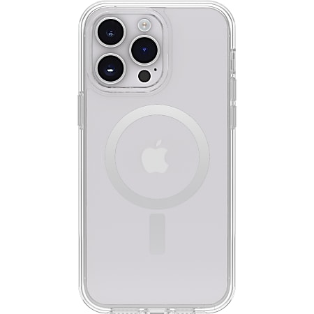 OtterBox iPhone 14 Pro Max Symmetry Series Clear Antimicrobial Case for MagSafe For Apple iPhone ...