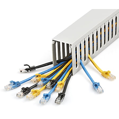 StarTech.com Cable Management Raceway wParallel Slots 78in Network ...