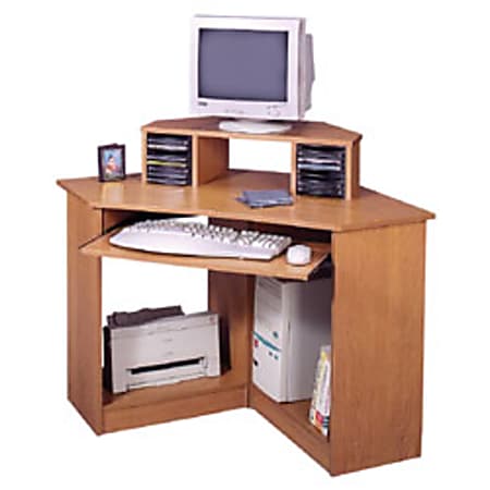 Ameriwood Corner Computer Desk 34 H x 48 W x 24 D Natural - Office Depot