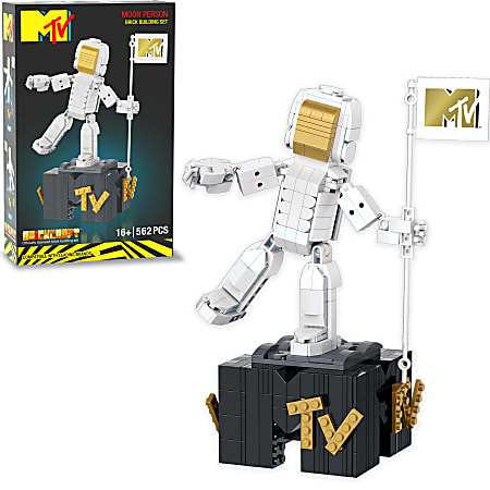 Brickcraft MTV Moon Person Brick Building Set Set Of 562 Pieces ...
