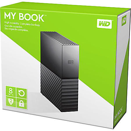 Western Digital My Book Desktop HDD 8TB Black - Office Depot