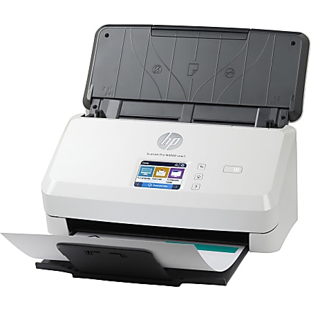 HP ScanJet Pro N4000 Sheetfed Scanner 600x 600 dpi Optical 40 ppm Mono ...