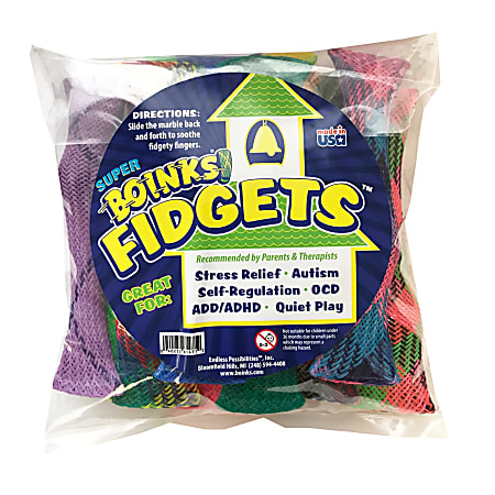 Endless Possibilities Super Boinks Fidgets Multicolor Pack Of 10 ...