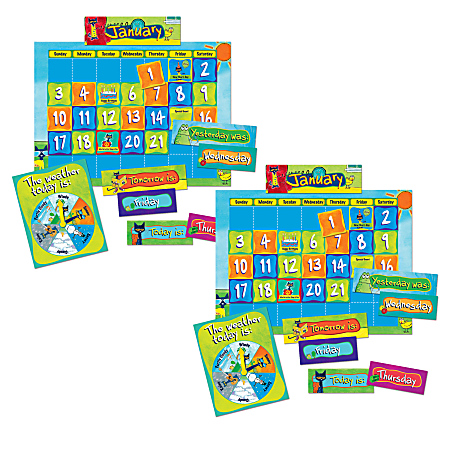 Edupress Pete The Cat Calendar Kits Multicolor Set Of 2 Kits - ODP ...