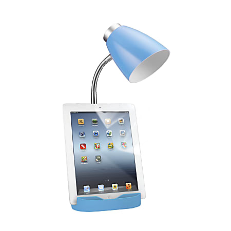 LimeLights Gooseneck Organizer Desk Lamp With Tablet Stand Adjustable ...