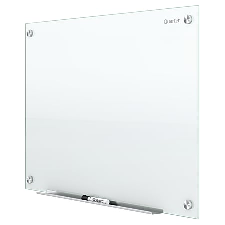 Quartet Infinity Unframed Glass Non Magnetic Dry Erase Whiteboard 48 x ...
