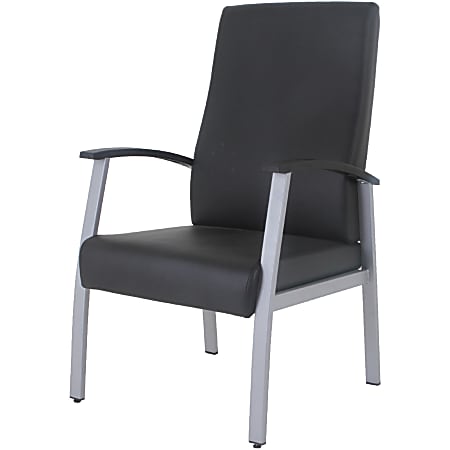 Lorell High Back Healthcare Guest Chair Vinyl Seat Material Vinyl Back ...