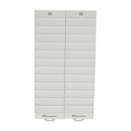 Acroprint 24 Capacity Badge Rack 12 Pockets 4 38 x19 12 x1 34 Metal ...