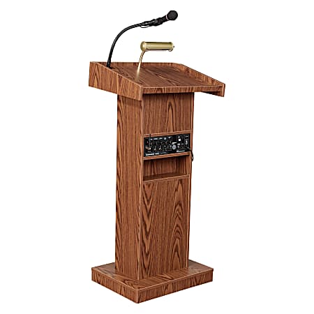 Oklahoma Sound The Orator Lectern With Headset Wireless Microphone ...