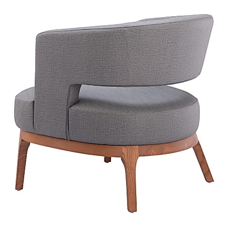 Zuo Penryn Accent Chair Slate Gray - Office Depot