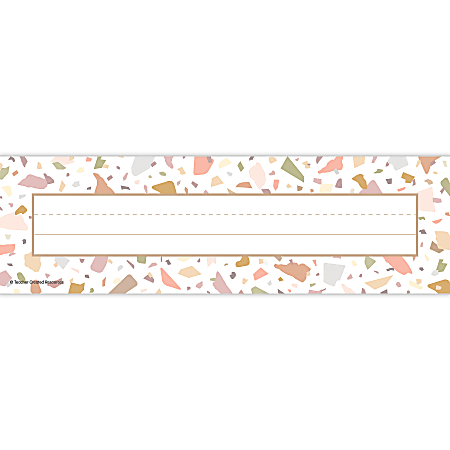 Teacher Created Resources Flat Name Plates 3 12 H x 11 12 W x 110 D ...
