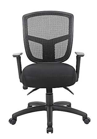 Boss Office Products Contract Mesh Mid Back Task Chair Black - Office Depot