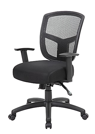 Boss Office Products Contract Mesh Mid Back Task Chair Black - Office Depot