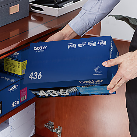 Brother TN 436 Cyan High Yield Toner Cartridge TN 436C - Office Depot