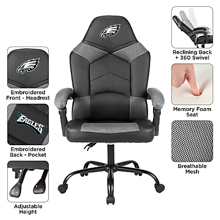 Imperial Adjustable Oversized Vinyl High Back Office Task Chair NFL ...