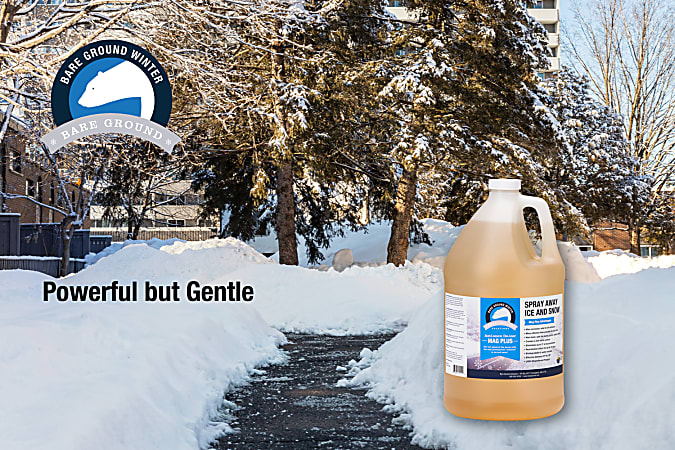 Bare Ground Liquid De Icer Inhibited MagPlus 1 Gallon - Office Depot