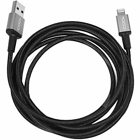CODi 6 USB A to Lightning MFI Certified Charge Sync Cable LightningUSB Data Transfer Cable for ...
