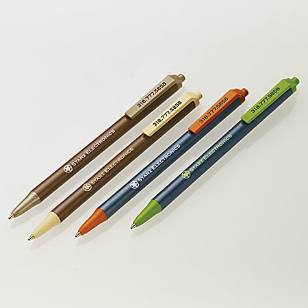 Custom Promotional BIC Clic Stic Pen Medium Point Assorted Colors ...