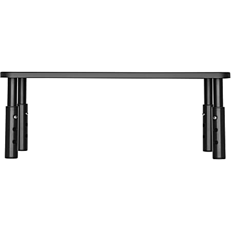 Lorell Height Adjustable Device Stand 44 lb Load Capacity 5.50 H x 9.25 ...