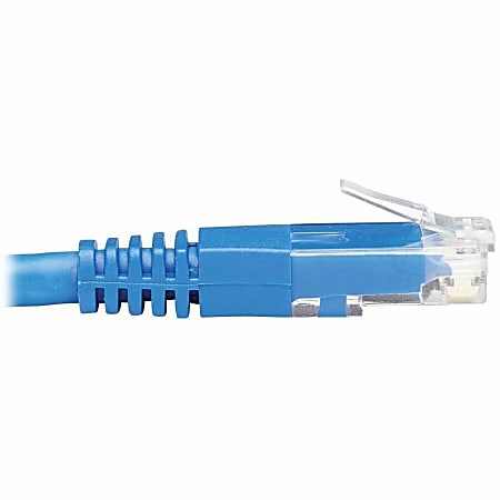 Tripp Lite Cat6 Ethernet Cable Down Right Angled UTP Molded MM Blue ...