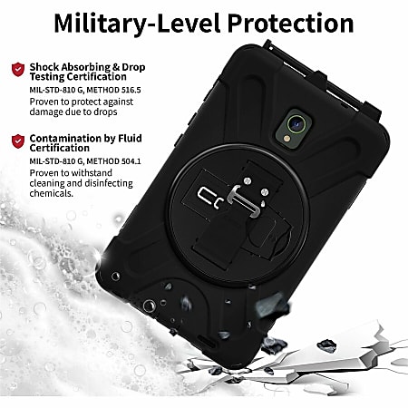 CODi Rugged Carrying Case for 8 Samsung Galaxy Tab Active3 Tablet Black ...
