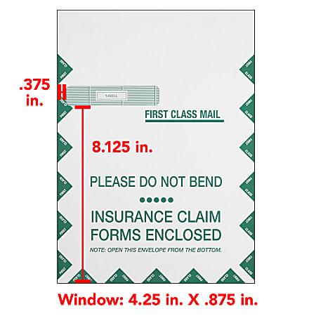 TFP Data Systems UB04 Hospital Claim Envelopes Box Of 500 - Office Depot