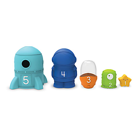 Learning Resources Nesting Rocket Ship Multicolor - Office Depot