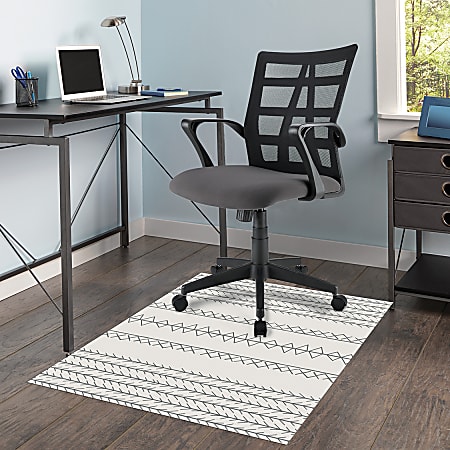 Realspace Decorative Chair Mat 35 x 40 Nomad - Office Depot