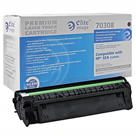 Elite Image Remanufactured Black Toner Cartridge Replacement For HP 92A ...