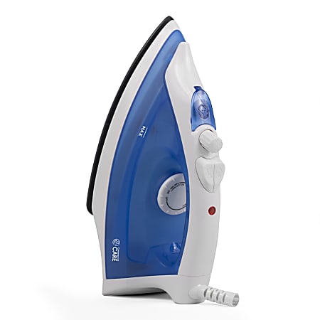 Commercial Care 1200W Steam Iron 11 18 H x 5 916 W x 4 78 D Blue ...