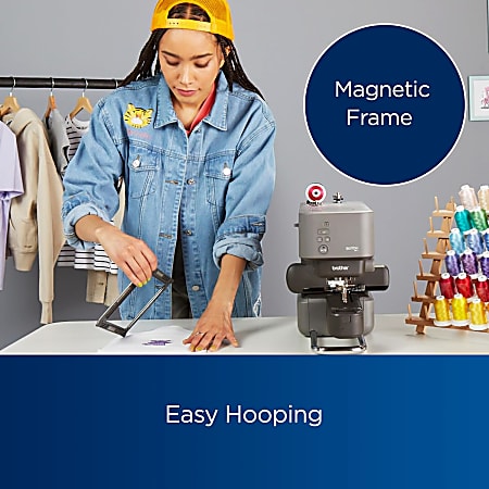 Brother Magnetic Hoop For Skitch PP1 Embroidery Machine Black SAMFP70 ...