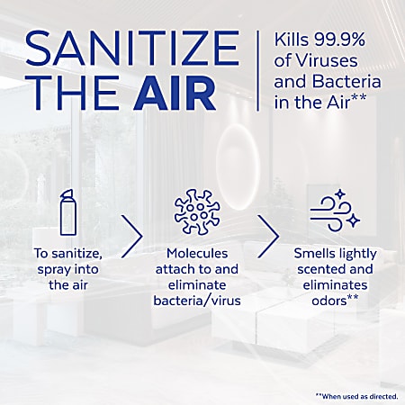 LYSOL Air Sanitizer Spray Simple Fresh 10 oz - Office Depot