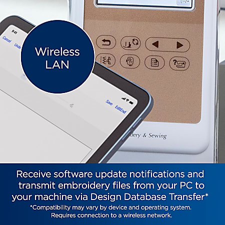 Brother LB5500 Computerized Sewing Embroidery Machine White - Office Depot